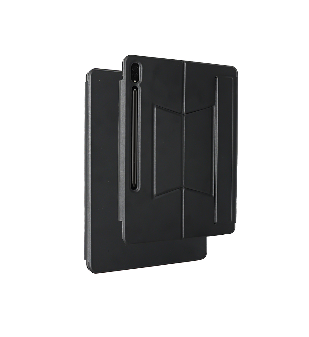 Galaxy Tab S10 FE Plus Zore Border Keyboard Bluetooh Bağlantılı Standlı ...