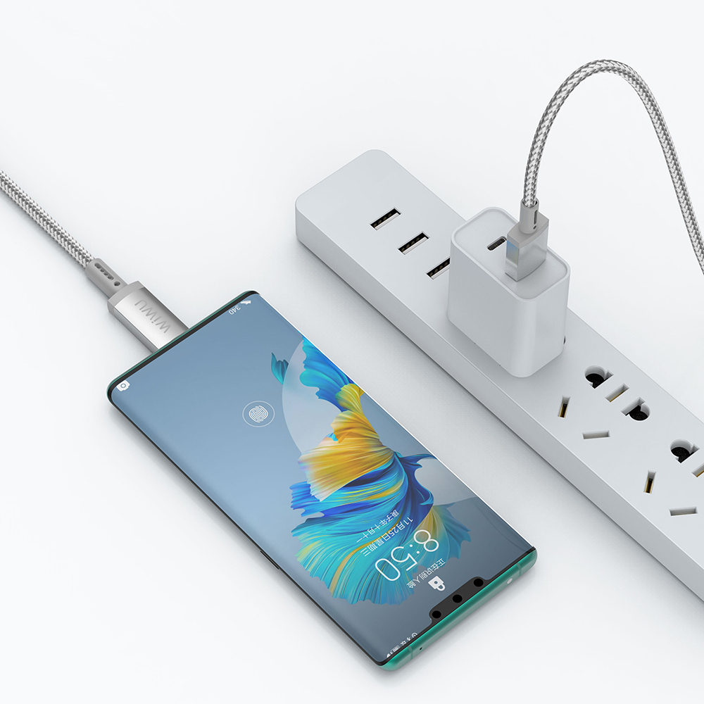 Wiwu Wi-C082 Maglink Serisi LED Göstergeli USB-A to Type-C Hızlı Şarj ...