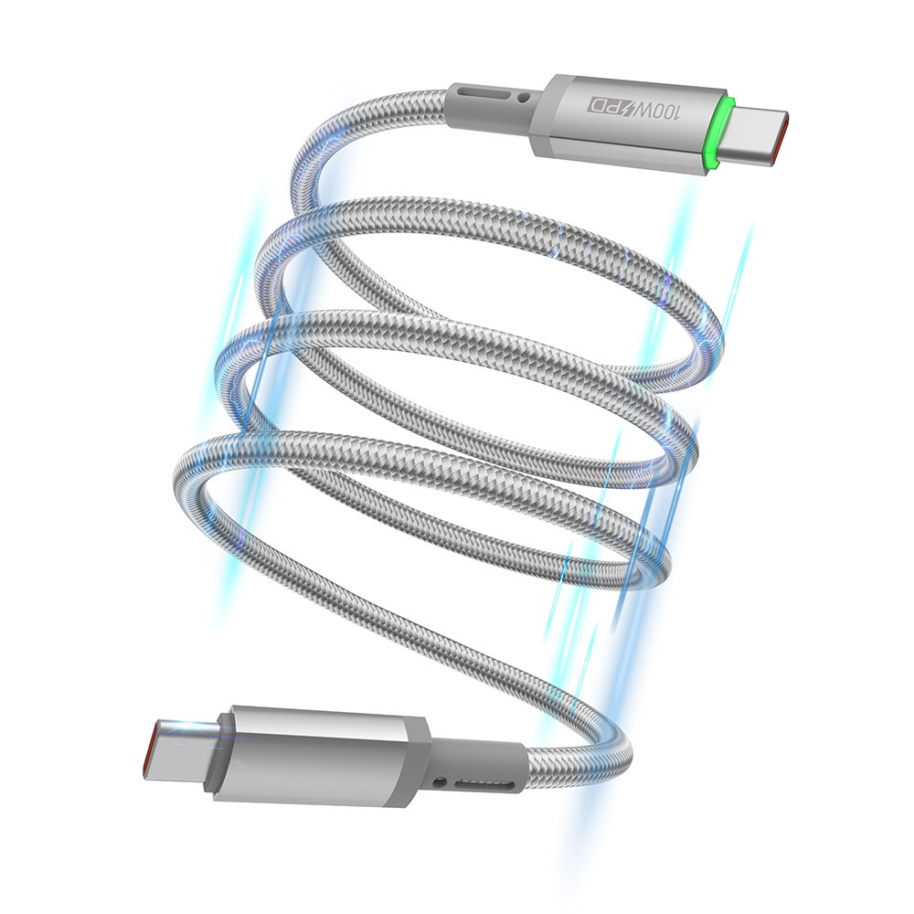 Wiwu Wi-C084 Maglink Serisi LED Göstergeli Type-C to Type-C Hızlı Şarj ...